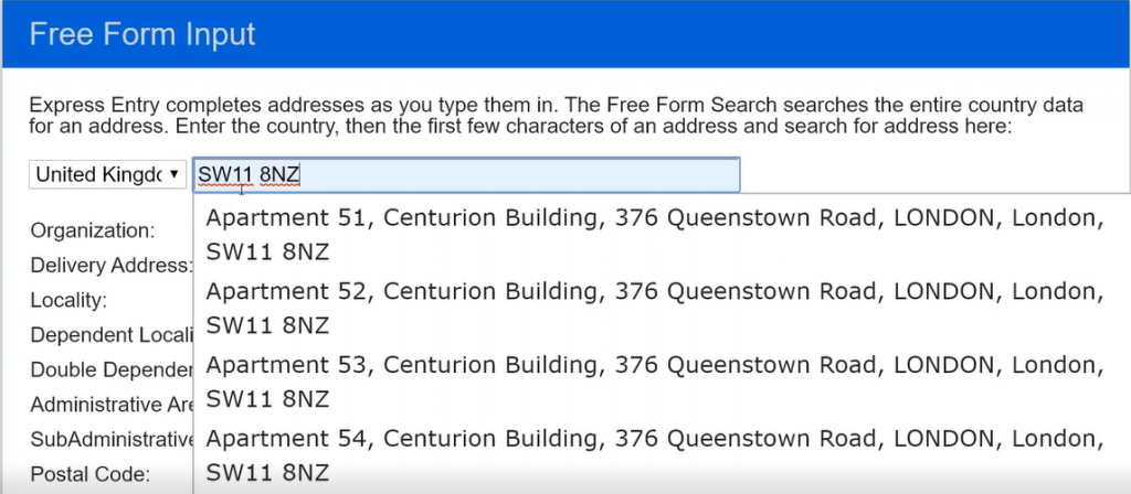 How to Build a Web Form with Address Lookup - Global Intelligence UK Blog