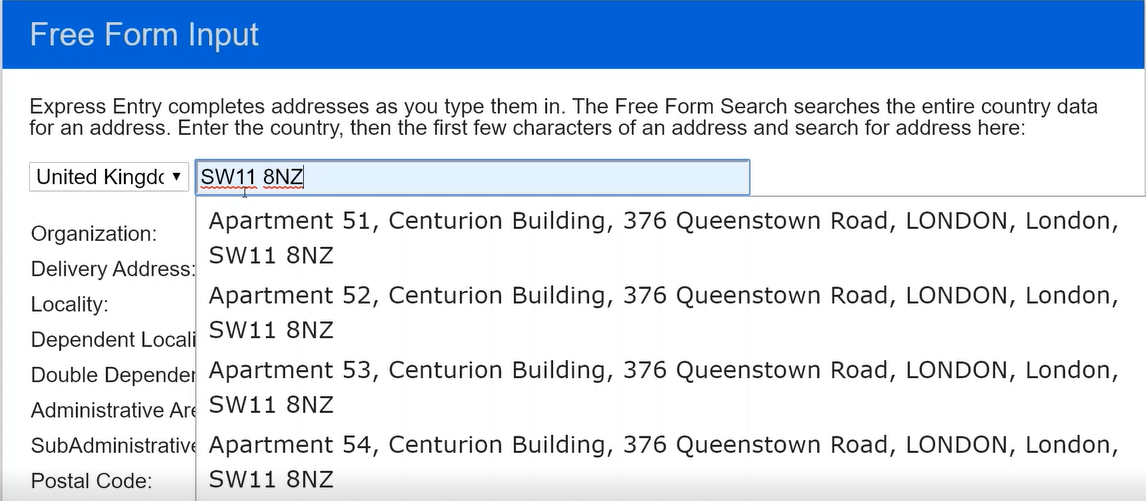 How to Build a Web Form with Address Lookup - Global Intelligence UK Blog